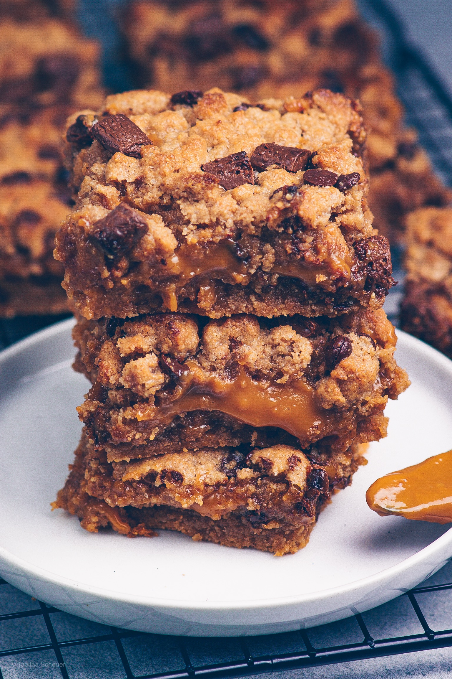 Salted Caramel Cookie Bars